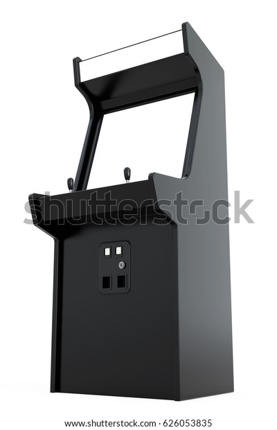 Gaming Arcade Machine Blank Screen Your Stock Illustration 626053835 ...