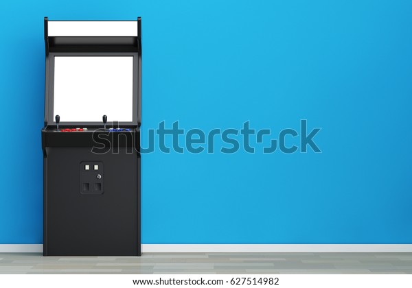 Ilustrasi Stok Gaming Arcade Machine Blank Screen Your 627514982 ...