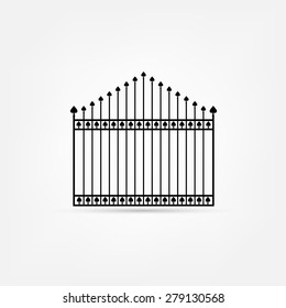 Gate Icon Stock Illustration 279130568 | Shutterstock