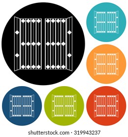 Gate Icon Stock Illustration 319943195