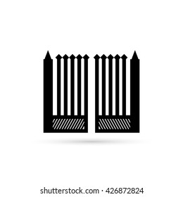 Gate Icon Stock Illustration 426872824 | Shutterstock