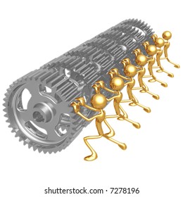 12,872 Gold gear wheel Images, Stock Photos & Vectors | Shutterstock