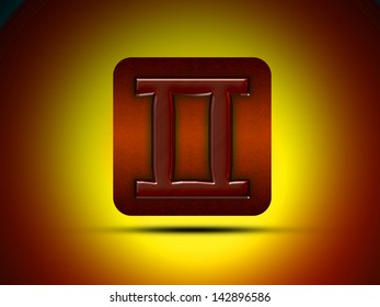Gemini Red Stock Illustration 142896586 | Shutterstock