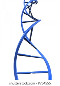 Blue Dna Icon Scanning Identification Biometric Stock Vector (Royalty ...