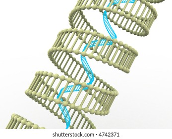 Gene Dna 3d Stock Illustration 5078086
