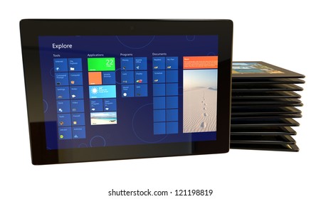 Stack tablet Images, Stock Photos & Vectors | Shutterstock