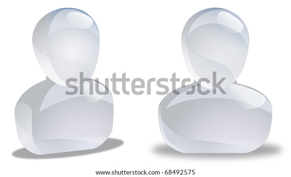 Generic User Icon Front Facing Profile Stock Illustration 68492575 ...