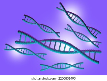 Genetic Engineering Background Samples Human Genome Stock Illustration ...