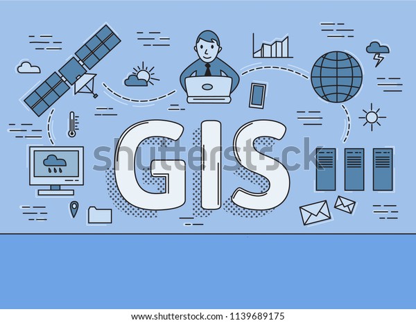 Geographic Information System Gis Explained Infographic Stock ...