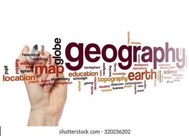 Geography Word Cloud Stock Illustration 320236202 | Shutterstock