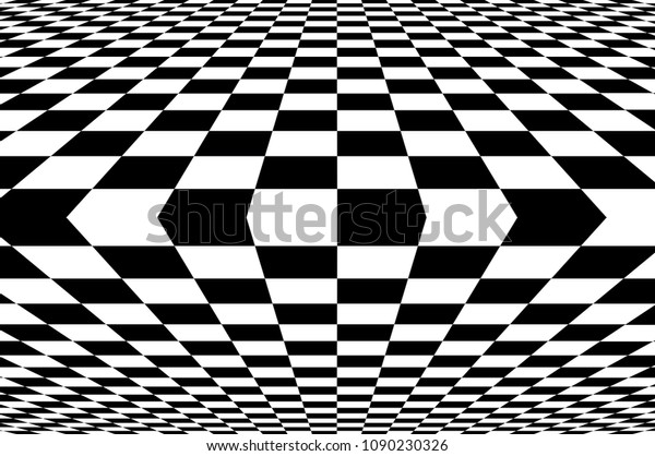 Geometric Background Checkered Texture Abstract Illusion Stock ...