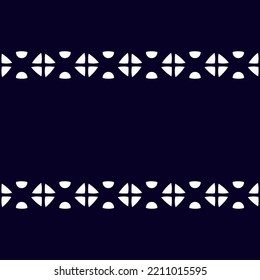 Geometric Border Background Seamless Triangle Half Stock Illustration ...
