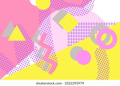 Geometric Cute Background Stock Illustration 1022295979 | Shutterstock