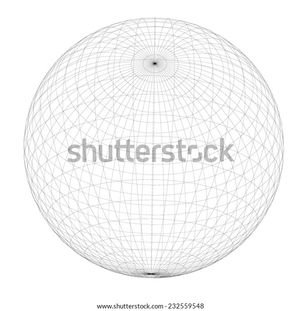 Geometric Gimp Sphere Body Structure Wire Stock Illustration 232559548 ...