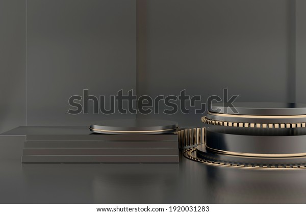 Geometric Plane Design 3d Rendering Scene Stock Illustration 1920031283 ...