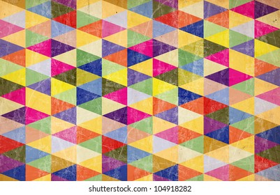 Geometric Rainbow Triangle Background Stock Illustration 104918282 ...