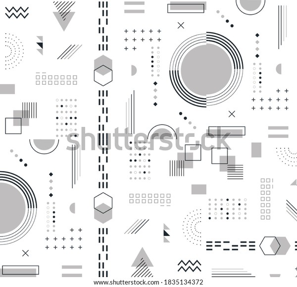 Geometric Shapes Patterns Geometric Logo Design Stock Illustration ...