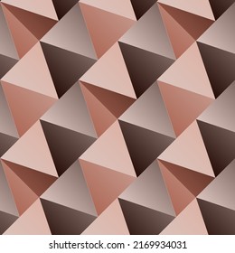 Geometric Triangles Seamless Pattern Radial Retro Stock Illustration ...