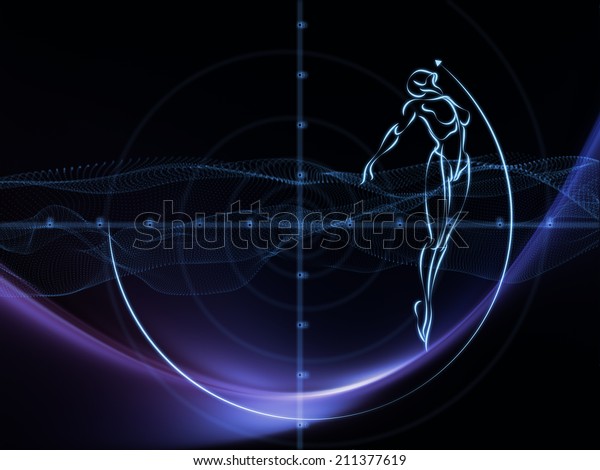 Geometry Man Series Background Design Human Stock Illustration ...