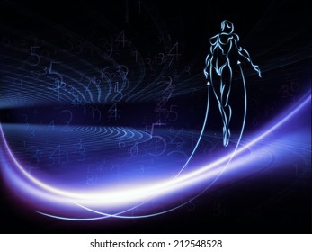 Geometry Man Series Visually Attractive Backdrop Stock Illustration ...