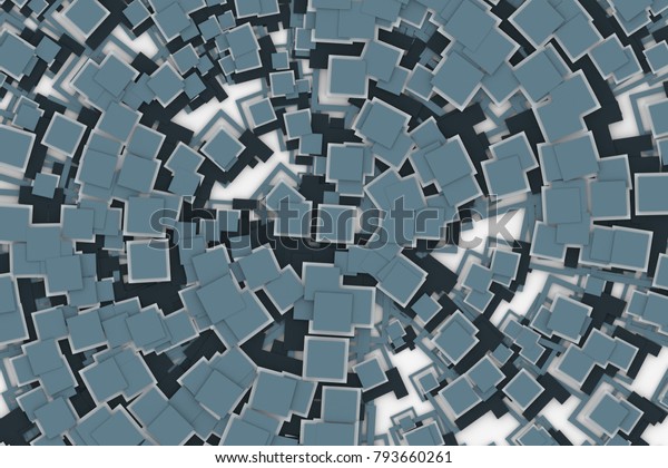 Geometry Radial Alignment Modern Background3d Illustration Stock ...