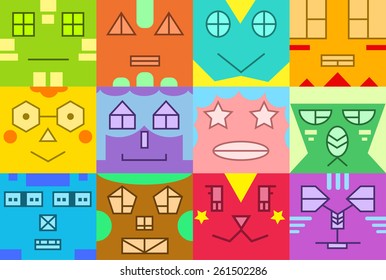Different Types Toys Set Illustration: เวกเตอร์สต็อก (ปลอดค่าลิขสิทธิ์ ...