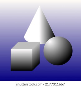 2,470 Cylinder, Cube, Cone And Sphere Images, Stock Photos & Vectors ...