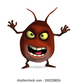 Funny Cartoon Shit Monster Characters Vector Stock Vector (Royalty Free ...