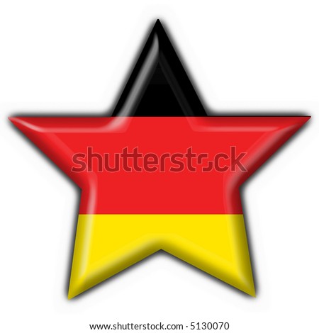 German Button Flag Star Shape Stockillustration 5130070 – Shutterstock