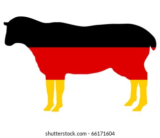 German Lamb: vector de stock (libre de regalías) 53919607 | Shutterstock