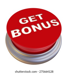 Get Bonus Red Button Labeled Red 스톡 일러스트 275664128 | Shutterstock