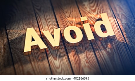 Get Rid This Word Avoid Lined Stock Illustration 402186595 | Shutterstock