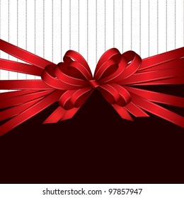 Gift Bow Background Available Vector Version Stock Illustration ...