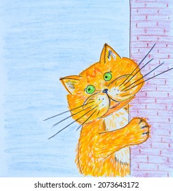 89 Cat around corner Stock Illustrations, Images & Vectors | Shutterstock