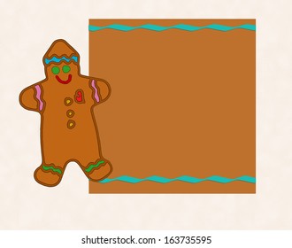 Gingerbread Man Text Stock Illustration 163735595 | Shutterstock
