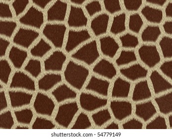 Giraffe Fur Background Texture That Tiles Stock Illustration 54779149 ...