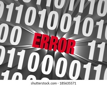 Glaring Red Error Hides Deep Field 库存插图 185635571 | Shutterstock