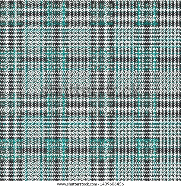 Glen Check Pattern Plaid Pattern Stock Illustration 1409606456 ...