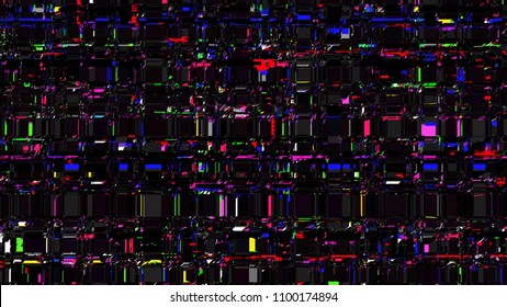 Glitch Illustration Computer Screen Error Digital Stock Illustration ...