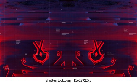 Glitched Big Data Backdrop Error Program Stock Illustration 1163292295 ...