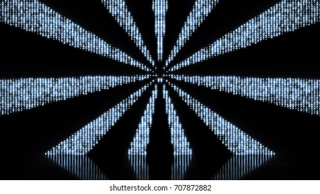 Glittery Rays Made Led Lights Stock Illustration 707872882 | Shutterstock
