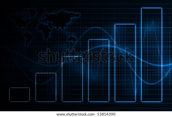 Global Business System Data Background Wallpaper Stock Illustration ...