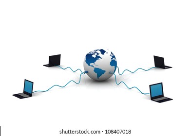 Global Computer Network Stock Illustration 108407018 | Shutterstock