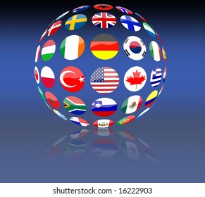 Global Flags Stock Illustration 16222903 | Shutterstock