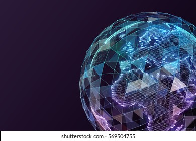 Digital World Computer Graphics Made Illustration 스톡 일러스트 569504716 ...