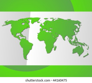 Global Technology Concept World Map Copyspace Stock Illustration ...