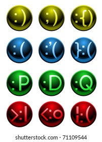 188 Punctuation emoticon Stock Illustrations, Images & Vectors ...