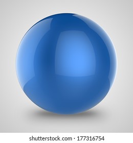 Glossy Sphere Reflection Concept Stock Illustration 177316754 ...