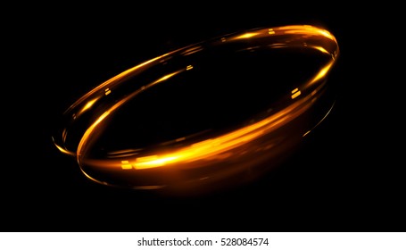 Glow Effect Circular Flare Abstract Rotational Stock Illustration ...
