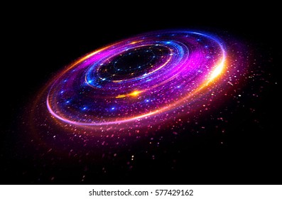Glow Effect Glint Galaxy Abstract Rotational Stock Illustration ...